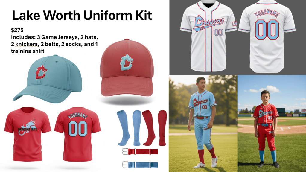 Uniform Kit - Lake Worth - Dragons Elite Athletics